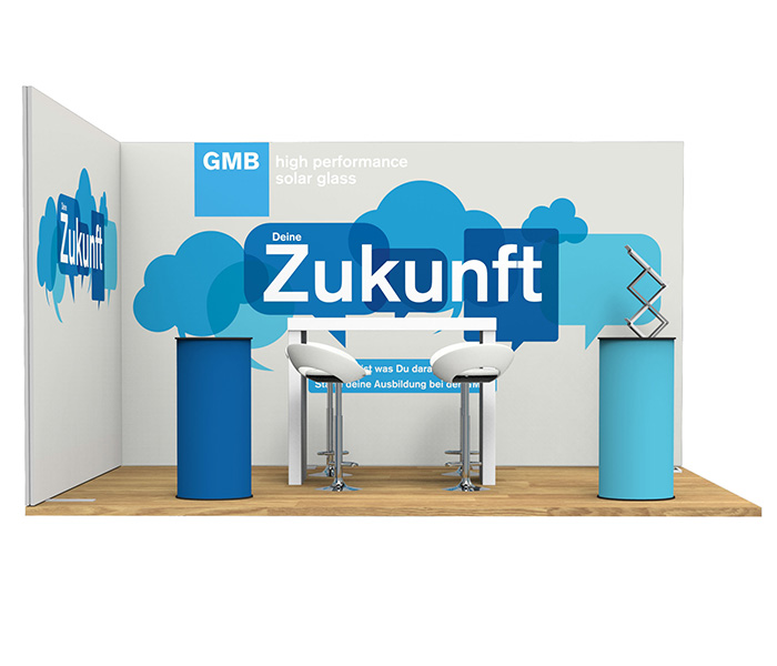 Messestand - Mobil - LED Hinterleuchtet ǀ hessen-display.com